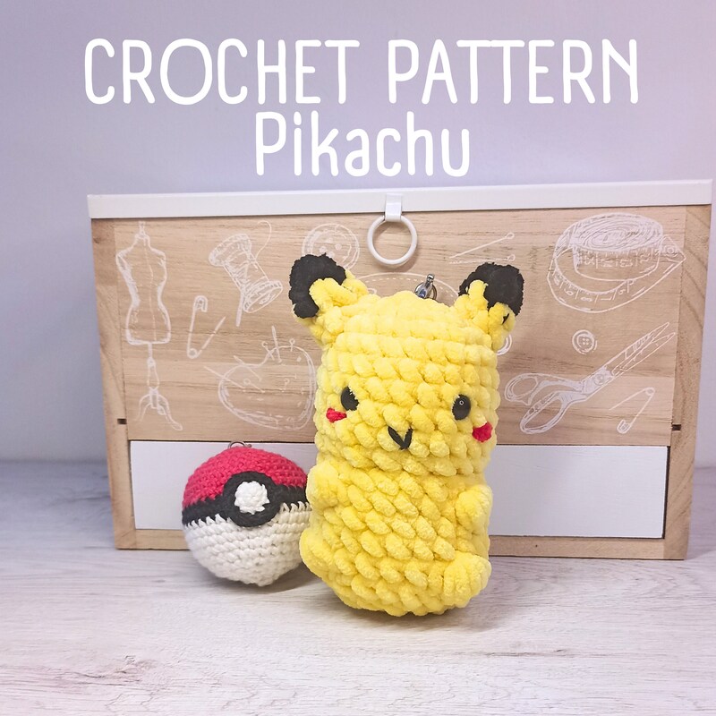 Crochet Pikachu Pattern - Etsy