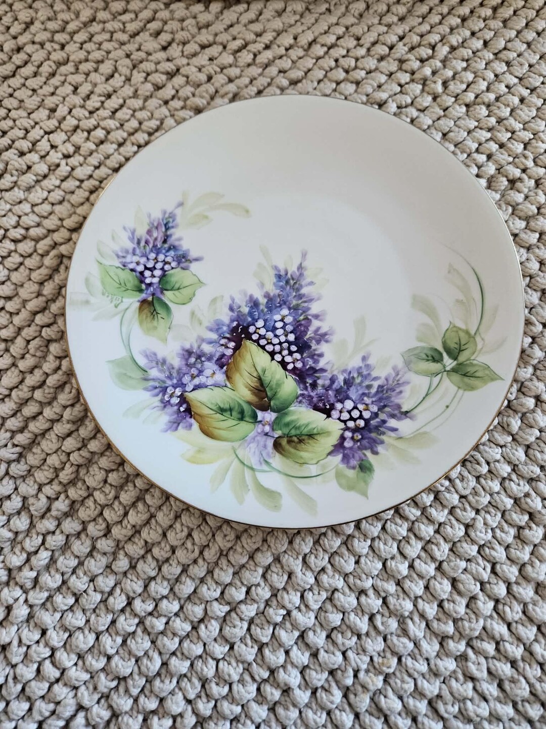Antique Hand Painted Favorite Bavaria Plate #2834 Lilac - Etsy