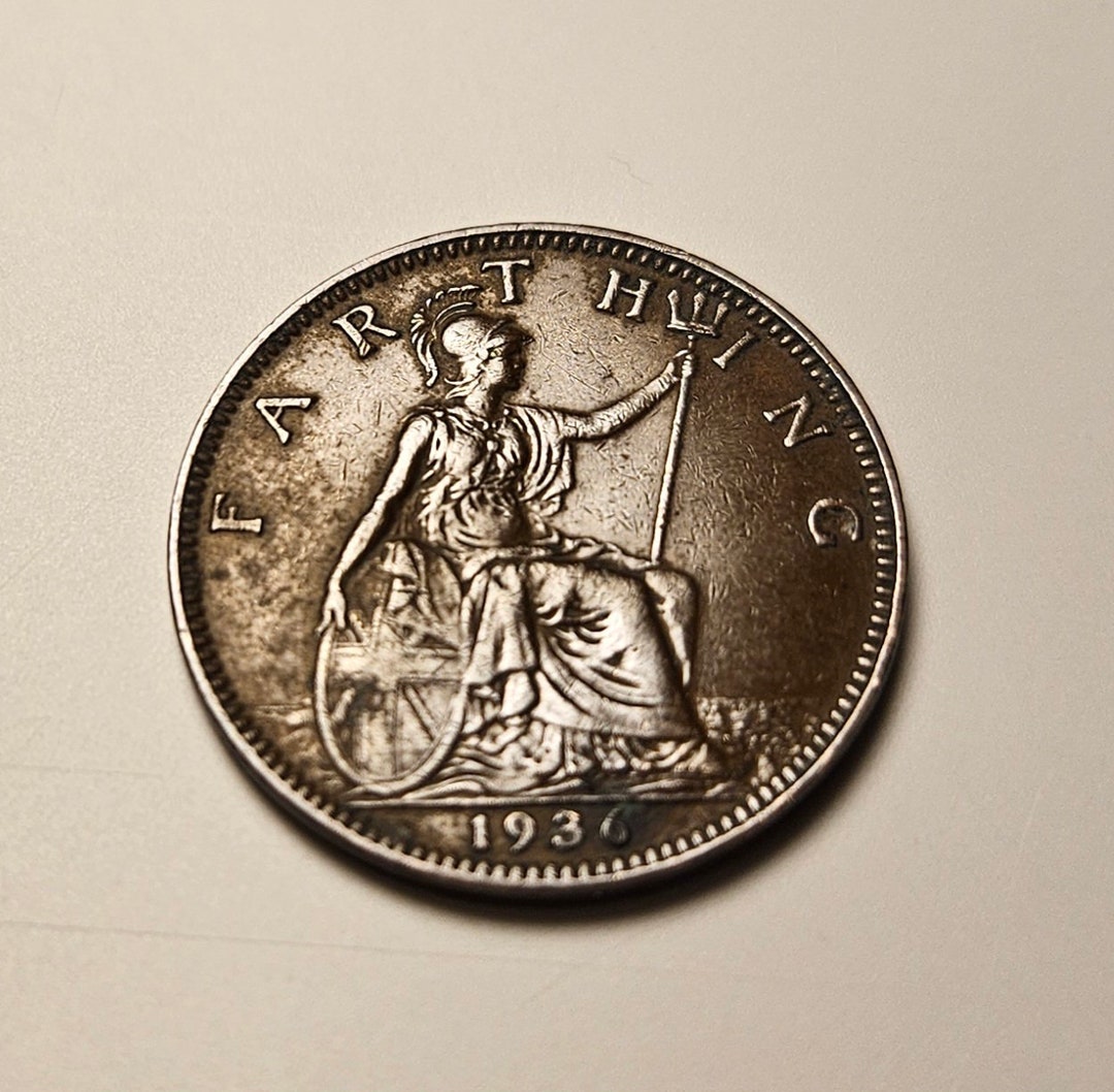 1936 British Farthing - Etsy