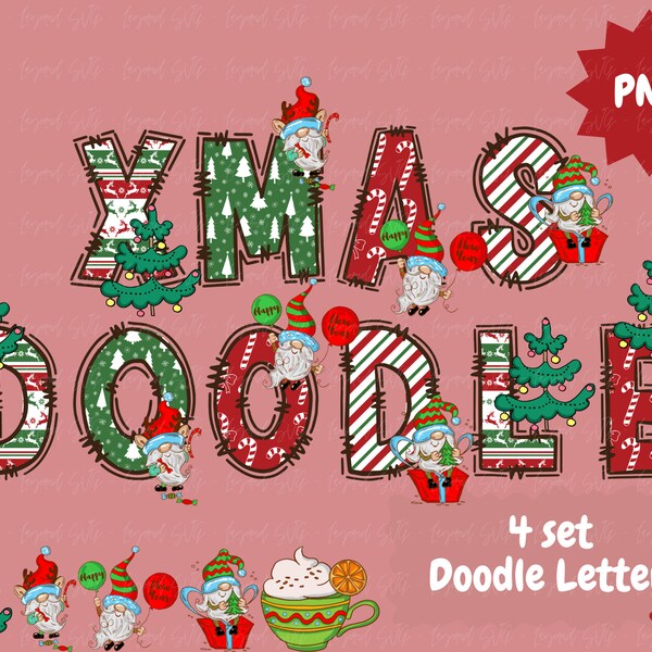 Christmas Doodle - Etsy