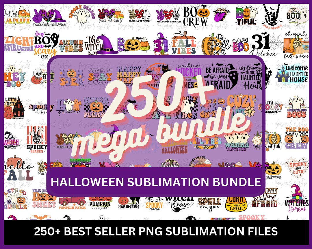 Spooky Bundle Png Halloween Png Halloween Bundle Spooky - Etsy