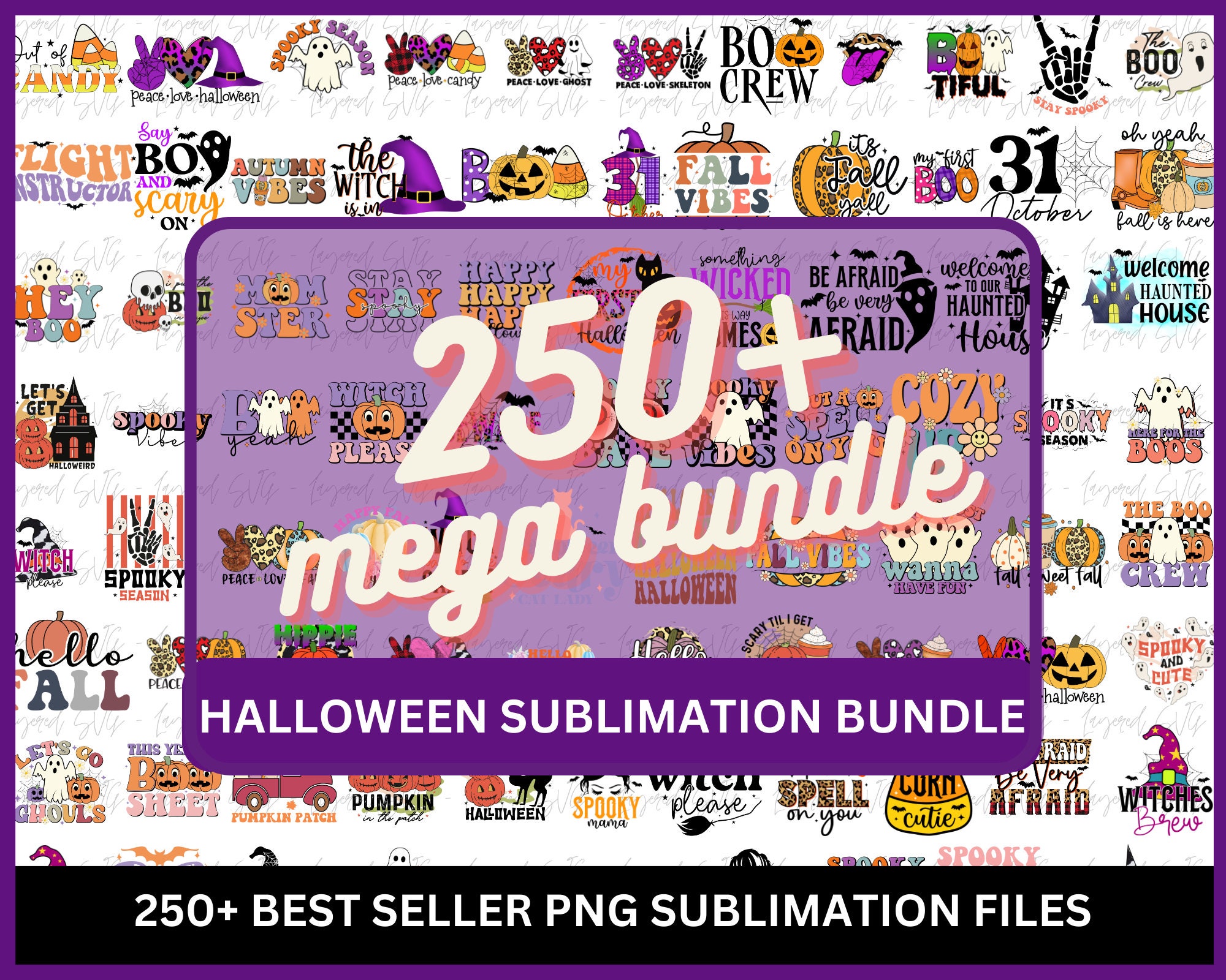 Spooky Bundle Png Halloween Png Halloween Bundle Spooky - Etsy