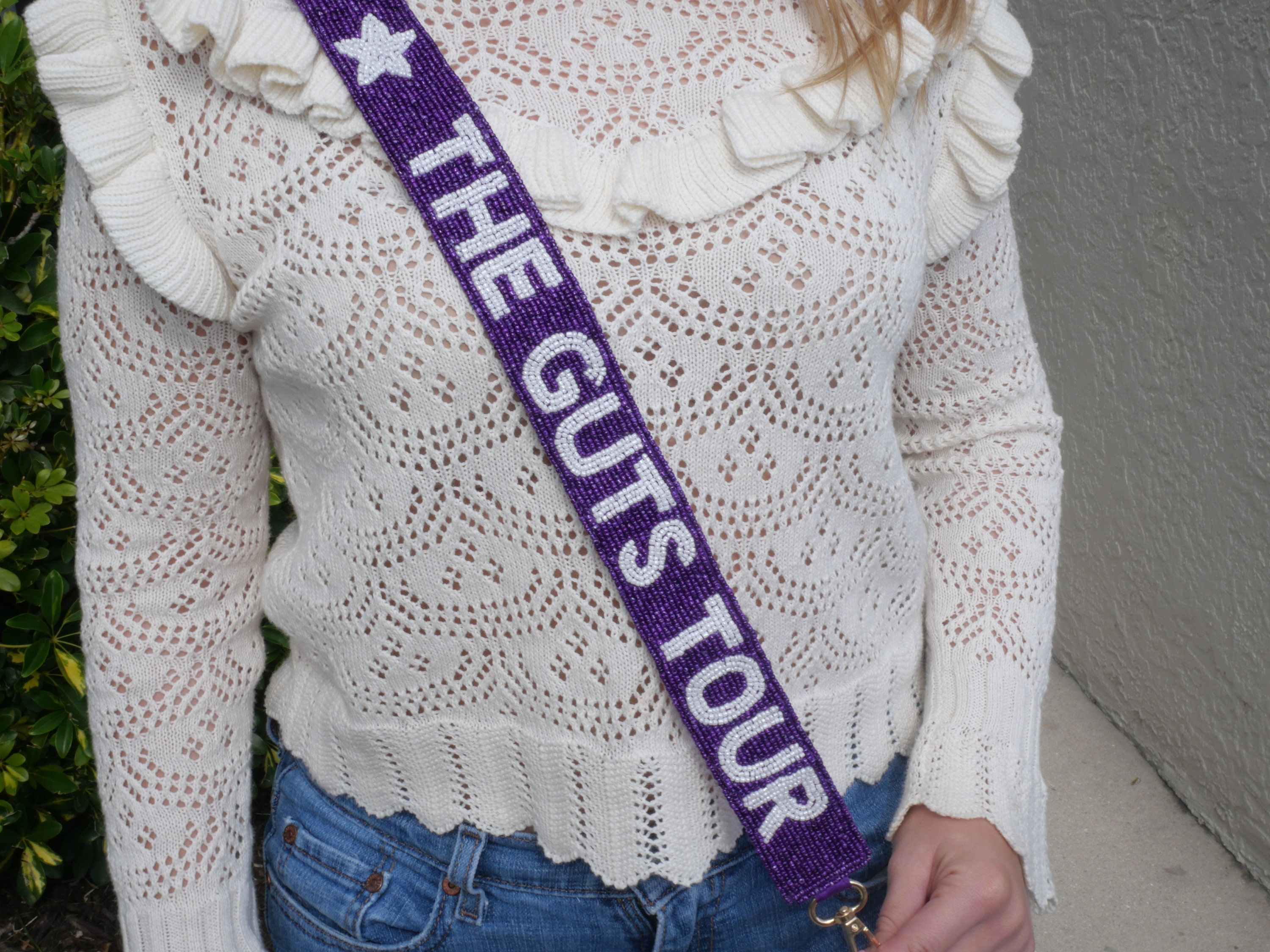 Guts Beaded Purse Strap, Olivia Rodrigo Purse Strap, OR Tour, Olivia ...