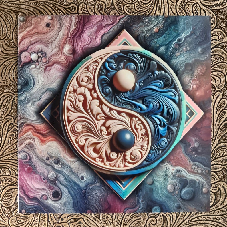 Yin & Yang Card Series #01 - Etsy