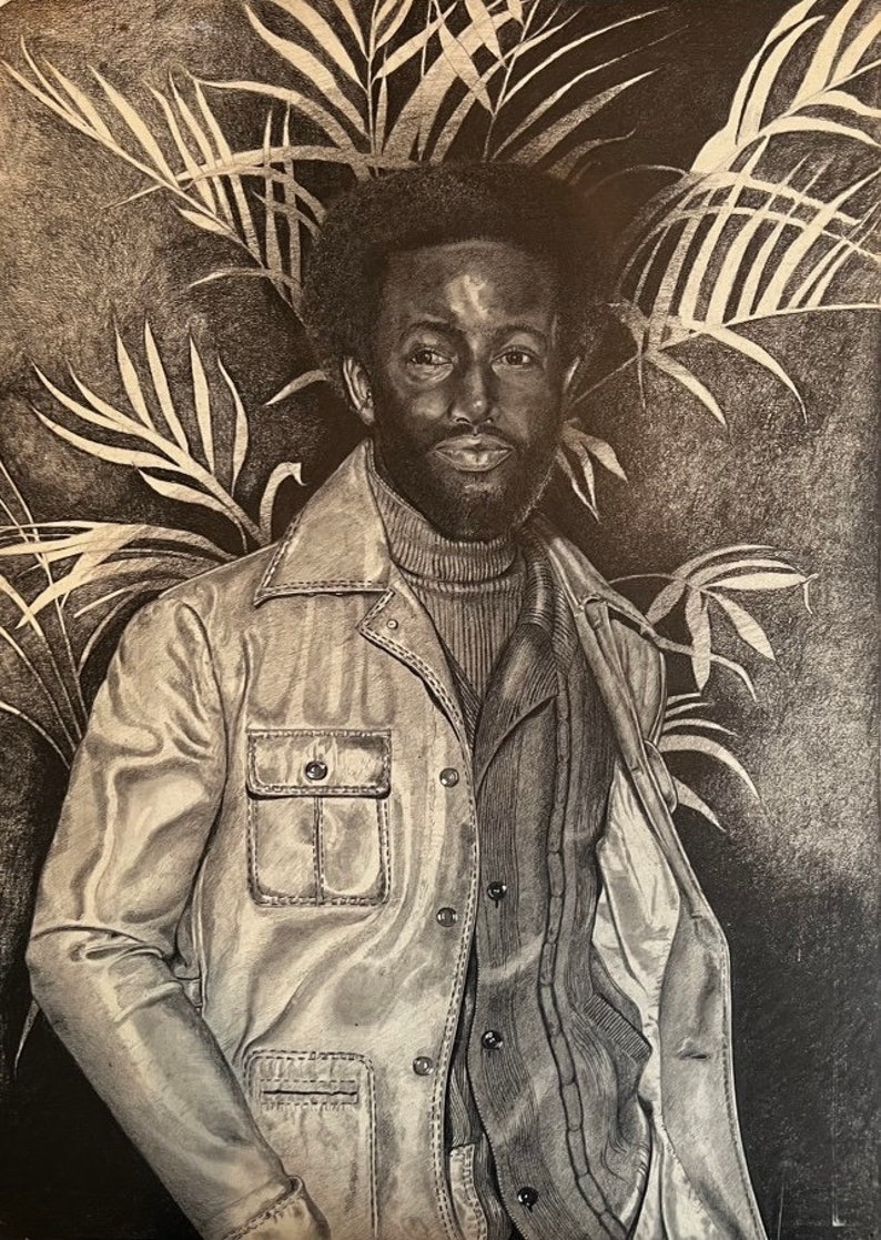 Original Free-hand Art Portraits by Joseph Mitchell(16x20) - Etsy