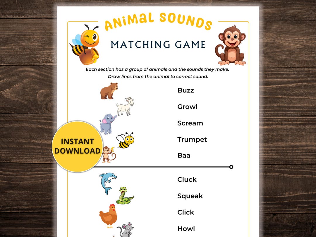 Memory Game; Animal Sounds Matching Game for Seniors; Activities for ...