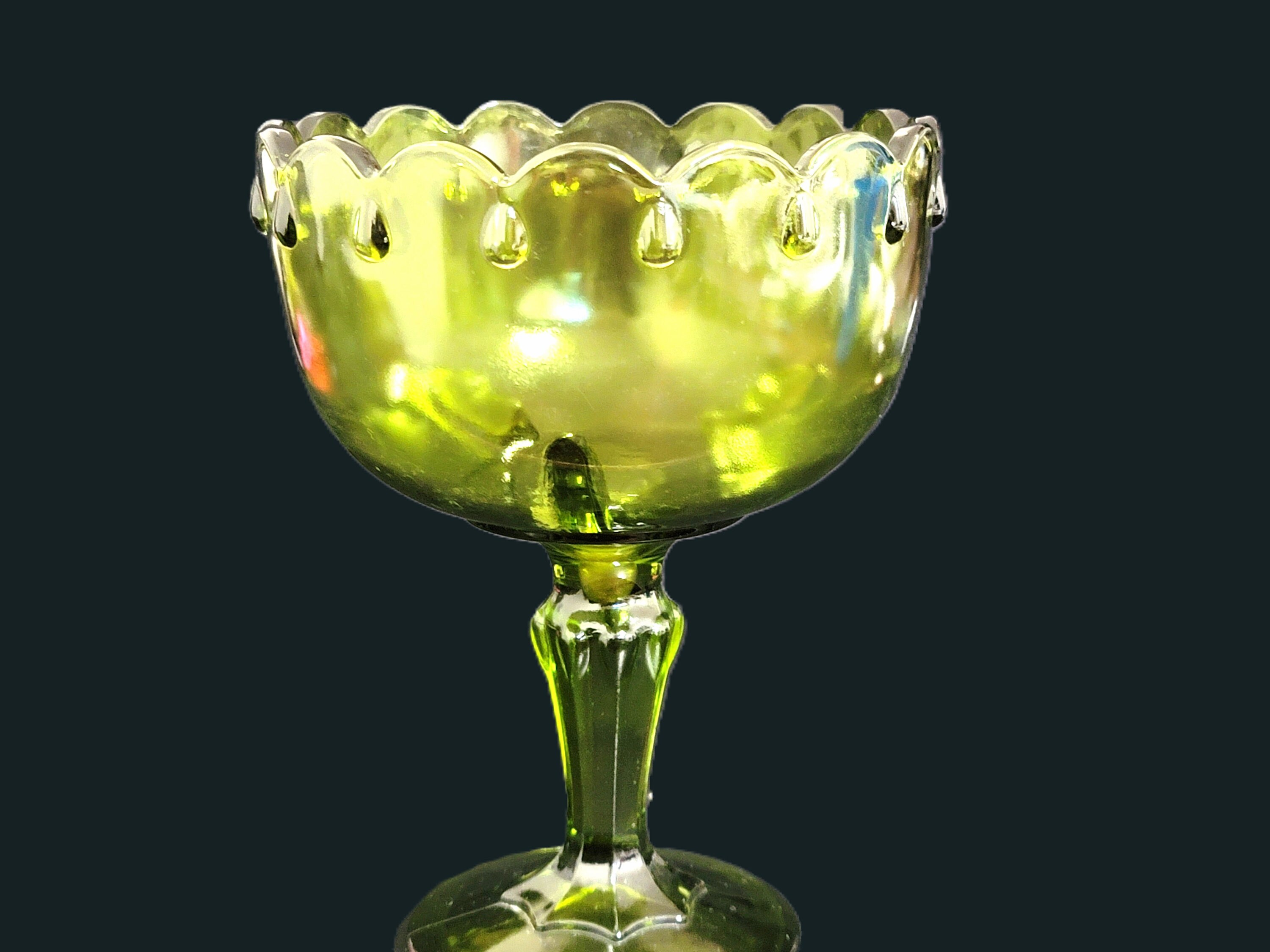 Rare Tear Drop Vintage Pedestal Bowl. - Etsy