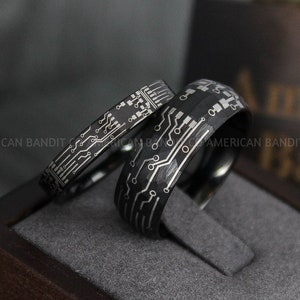 Circuit Board Ring, Gamer Ring, Gamer Jewelry, Circuit Board Wedding ...