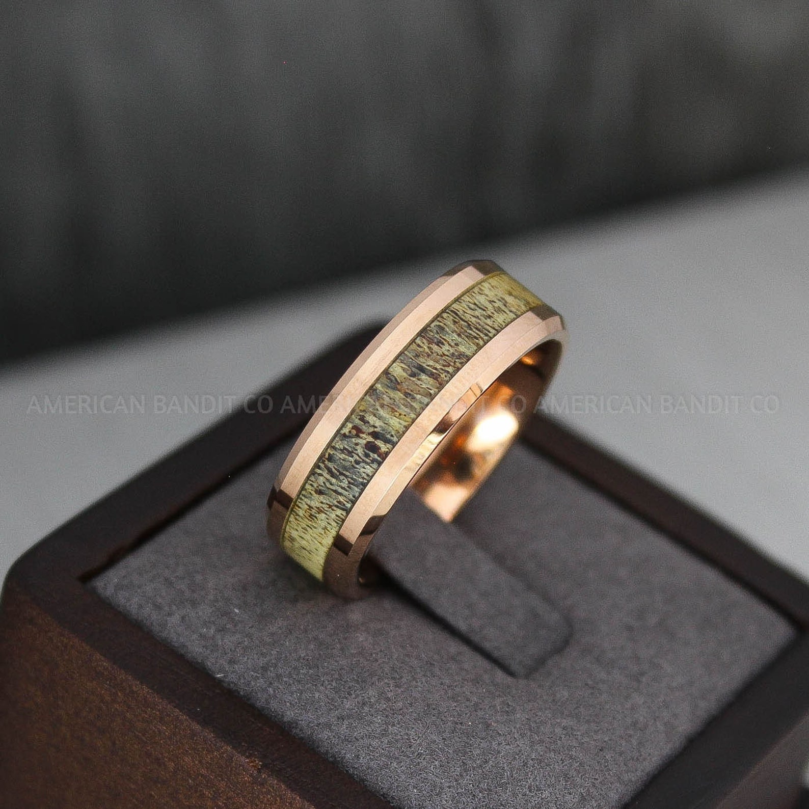 Deer Antler Ring, Antler Wedding Band, Deer Hunting Ring, Deer Hunting ...