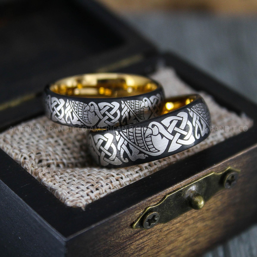 Aztec Rings, Aztec Jewelry, Aztec Wedding Bands, Mayan Aztec Rings ...