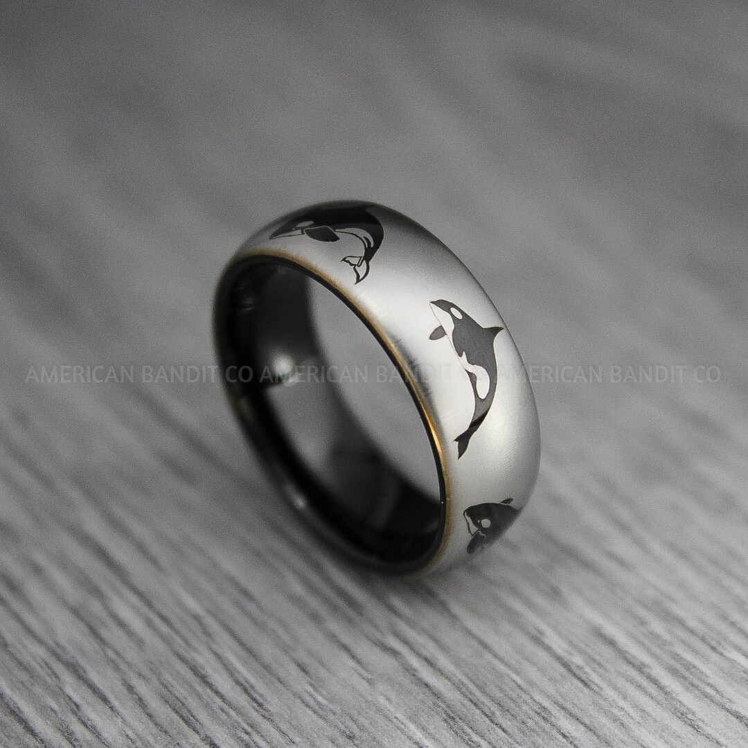 Orca Ring, Whale Tail Ring, Orca Jewelry, Killer Whale Ring, Mermaid ...