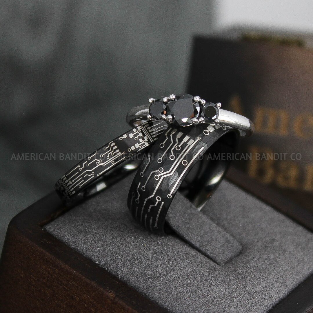 Circuit Board Ring, Gamer Ring, Gamer Jewelry, Circuit Board Wedding ...