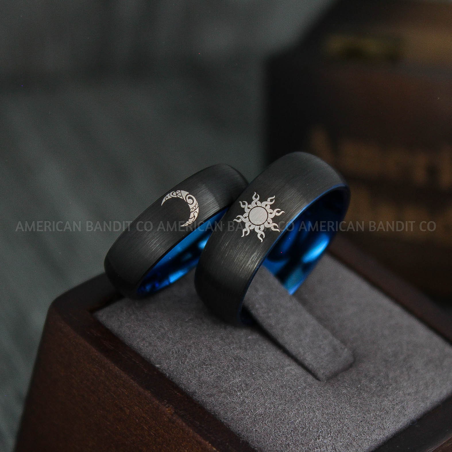 Sun and Moon Rings, Sun and Moon Wedding Rings, Sun and Moon Wedding ...