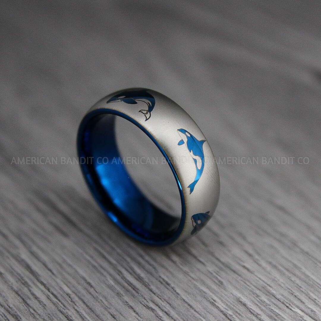 Orca Ring, Whale Tail Ring, Orca Jewelry, Killer Whale Ring, Mermaid ...