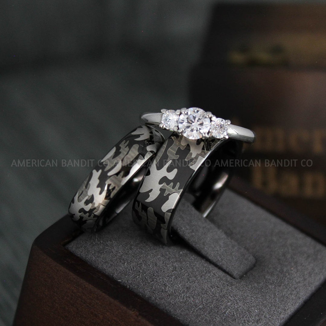 Camo Rings, Army Rings, Military Ring, Military Jewelry, Army Couple ...