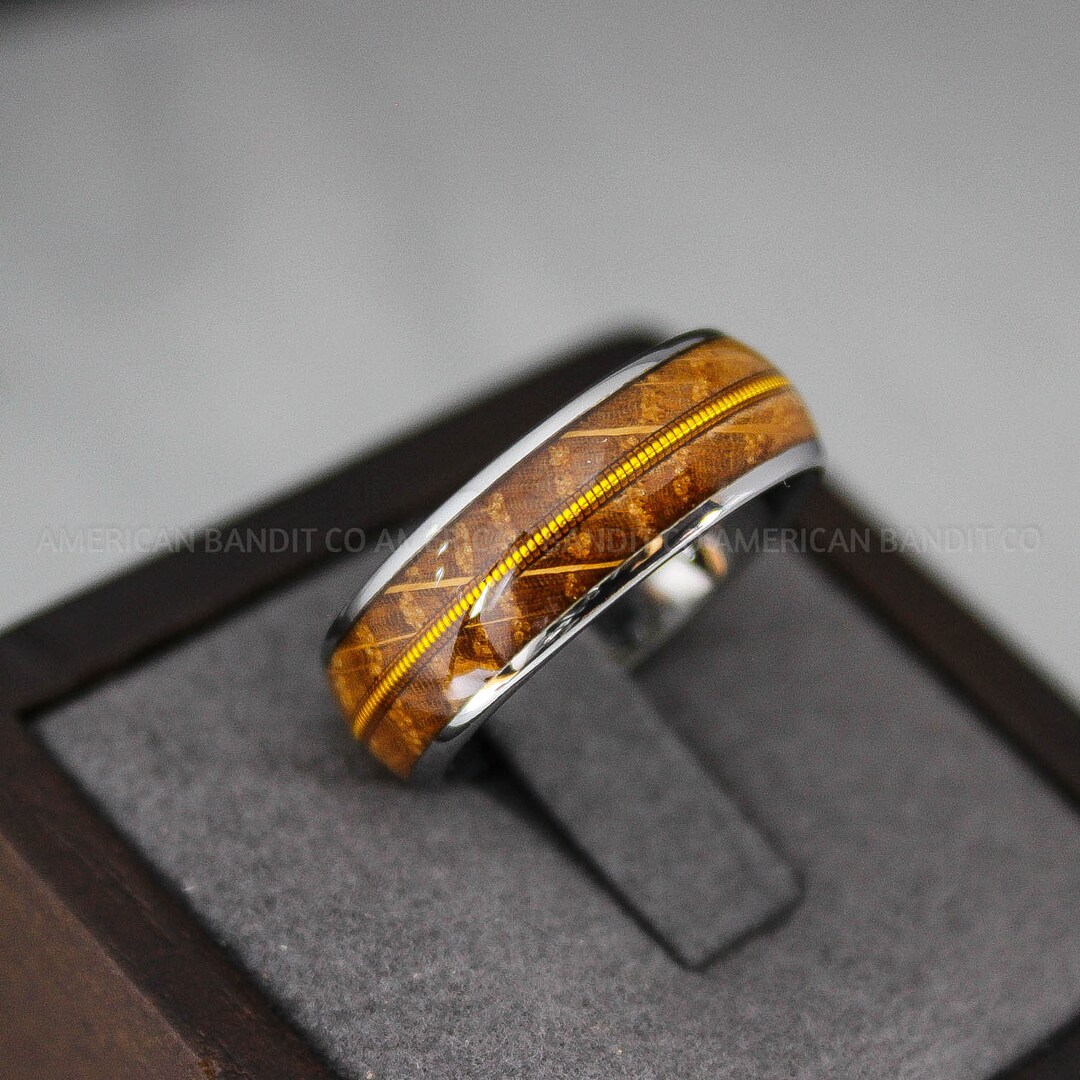 Musician Ring, Guitar String Ring, Guitar String Wedding Band, Music ...