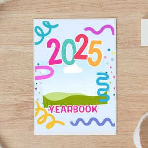 DIY Yearbook | Simple Yearbook for Homeschool | Kindergarten Yearbook ...