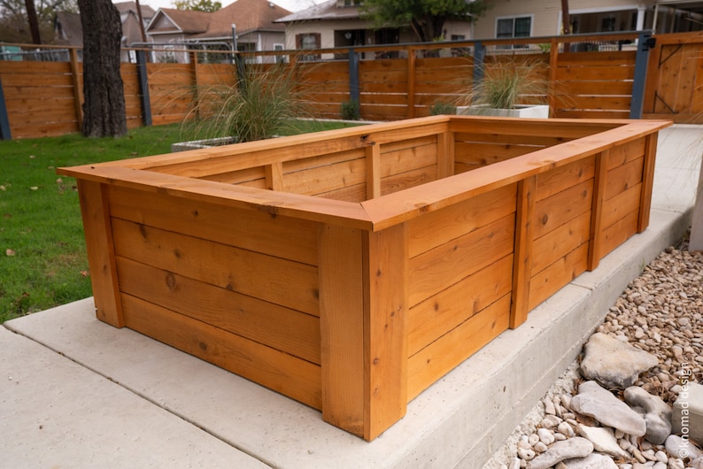 Beautiful Easy to Build Cedar Planter Plans - Etsy