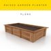 Beautiful Easy to Build Cedar Planter Plans - Etsy