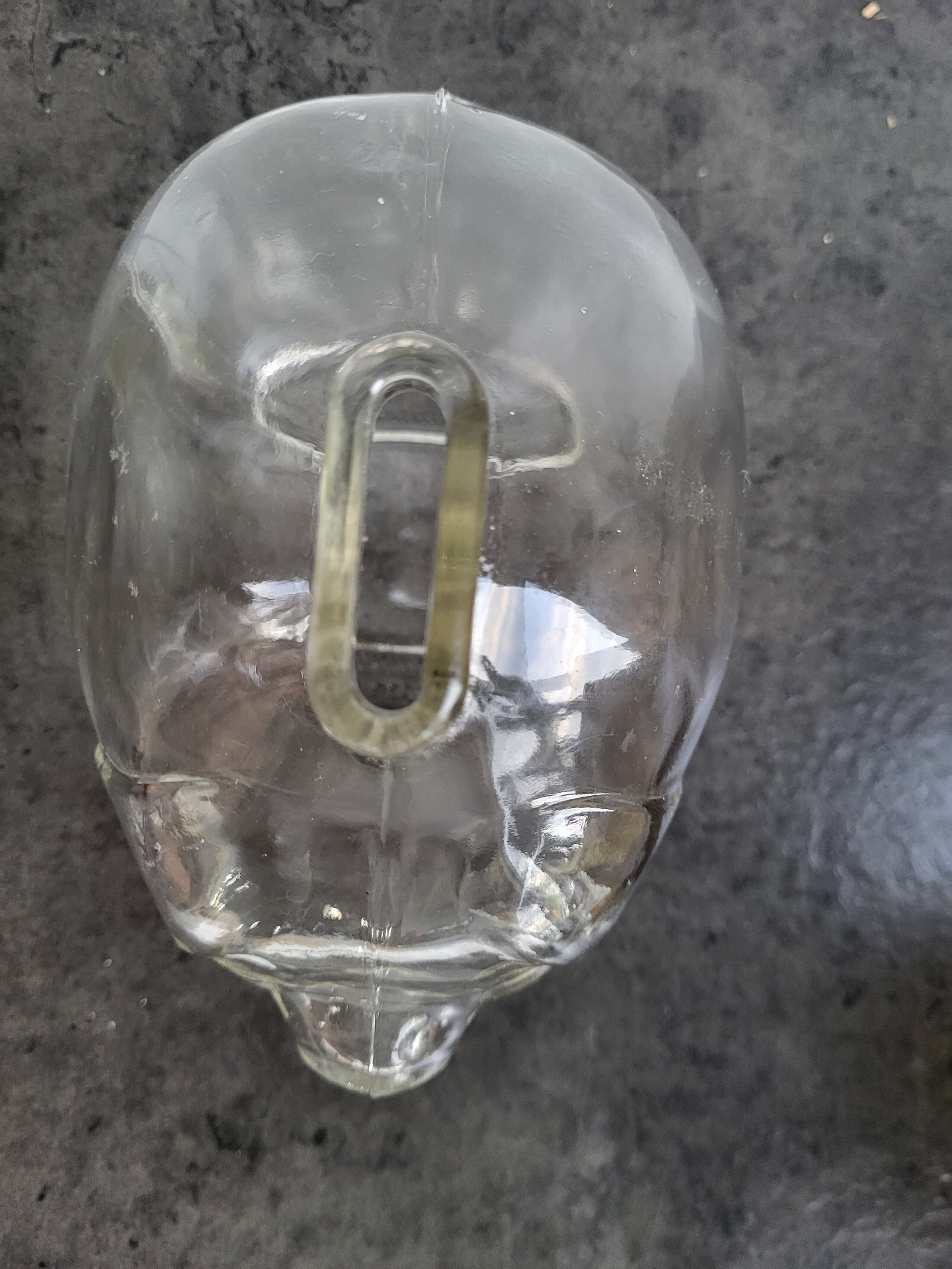 Retro Rare Vintage Glass Bank Anchor Hocking Piggy Solid Clear Bank ...