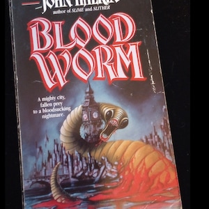 Blood Worm (1988) by John Halkin : Vintage Horror Paperpack ...