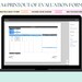 Employee Performance Evaluation Tracker on Google Sheet, Editable ...