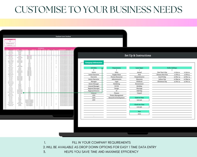 Employee Leave & Absence Tracker With Attendance Management System, HR ...