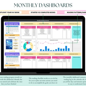 Digital Reading Journal Google Sheets Book Tracker, Personal Digital ...