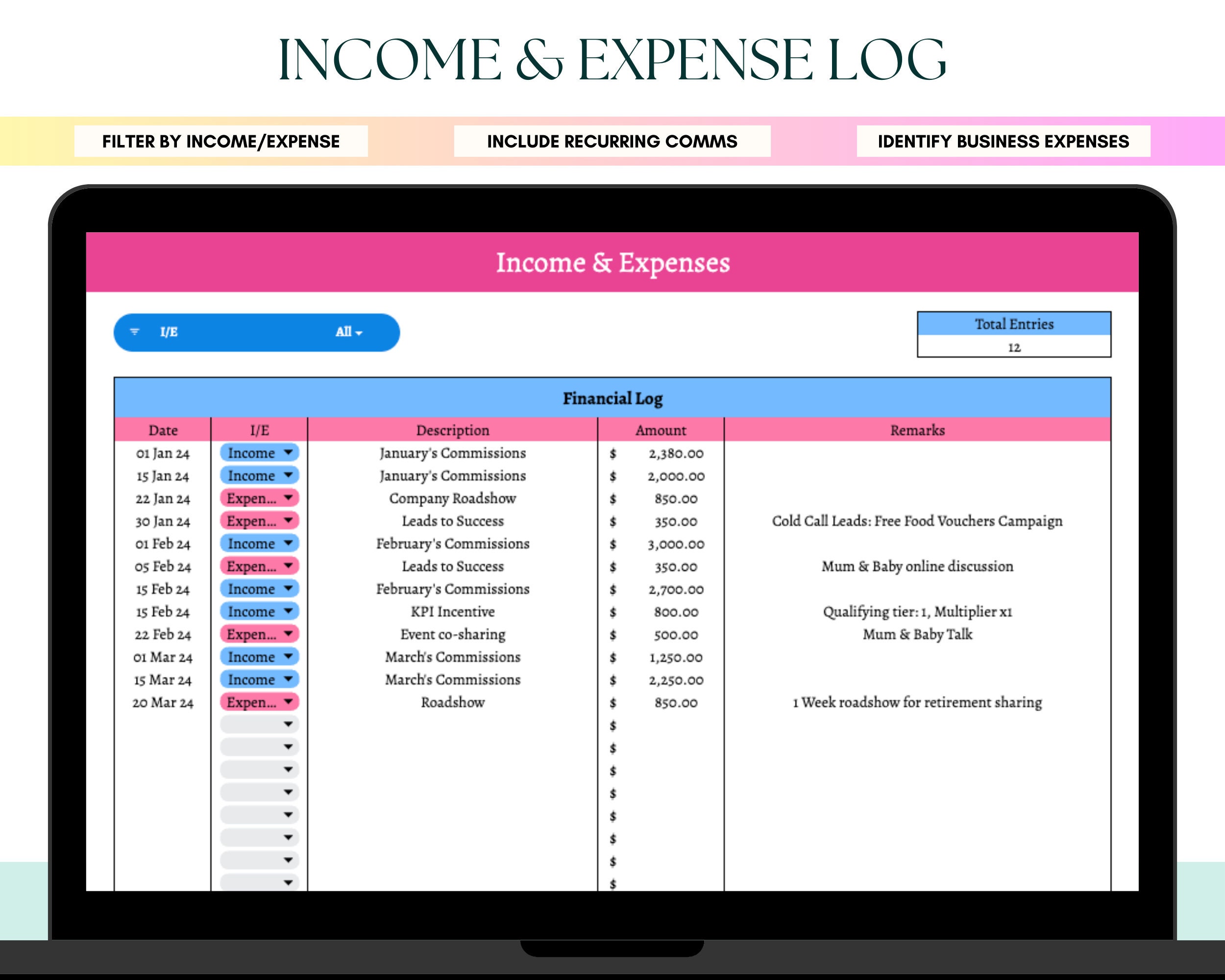 Insurance Agent Sales & Activity Tracker on Google Sheets: Goal Setting ...
