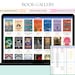 Book Tracker & Reading List on Google Sheets, Personal Digital Library, Reading Journal ...