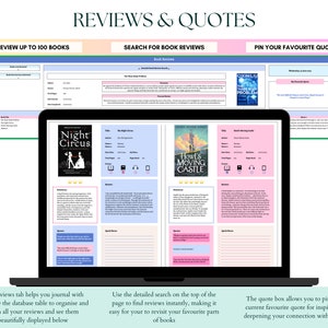 Book Tracker & Reading List on Google Sheets, Personal Digital Library ...