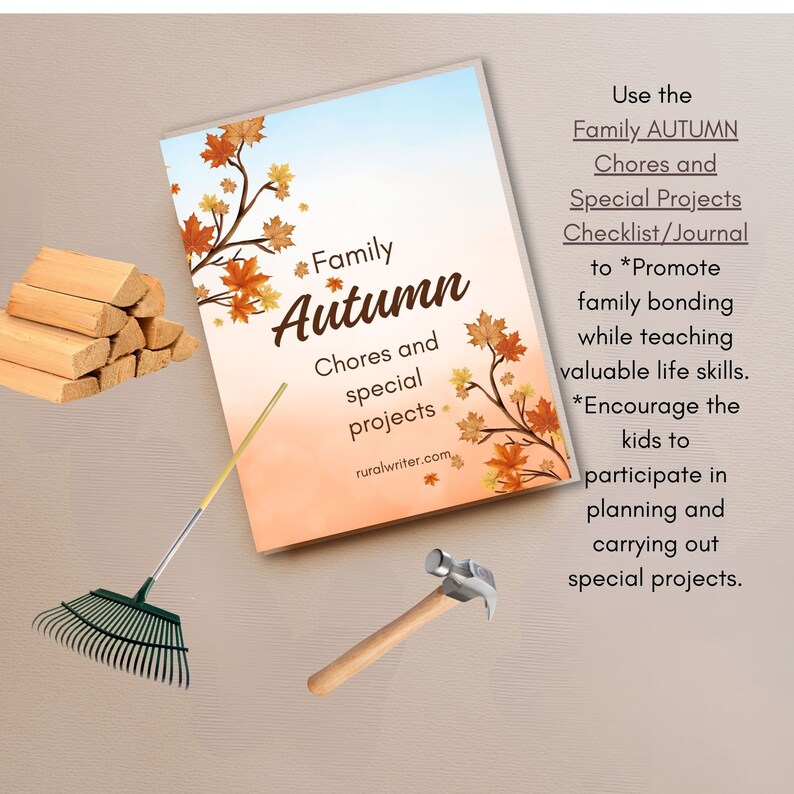 Autumn Family Chores and Special Projects Checklist, Family Chores ...
