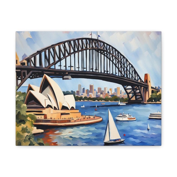 Sydney Harbour Bridge Print - Etsy