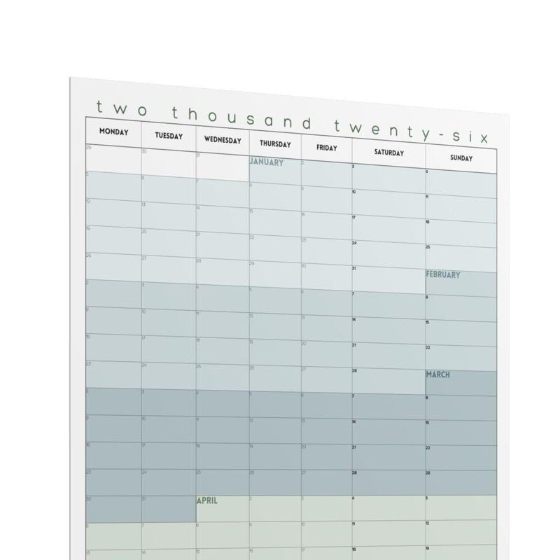 Jan June 2025 Calendar - Etsy