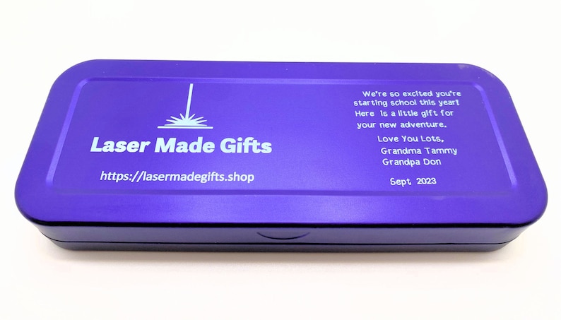 Metal Pencil Box - Etsy