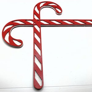 Christmas Candy Cane Door Corner Left or Right Side - Etsy