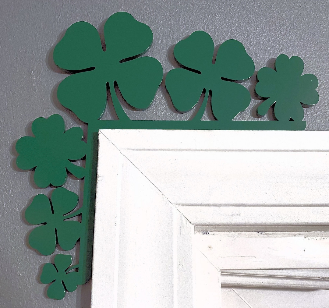 Four Leaf Clovers Door Corner| Left or Right Works on Both Sides - Etsy