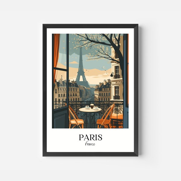 Paris Travel Poster - Etsy