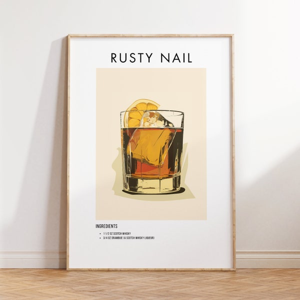 Rusty Nail - Etsy