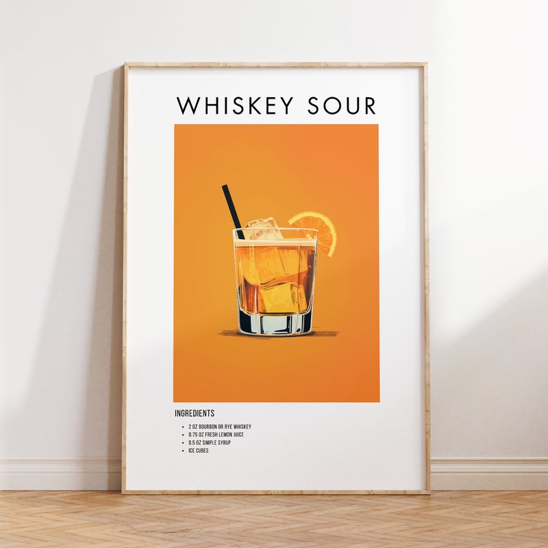 Whiskey Poster - Etsy