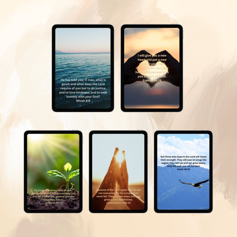 Bible Verse iPad Pro 12.9 Wallpaper - Etsy