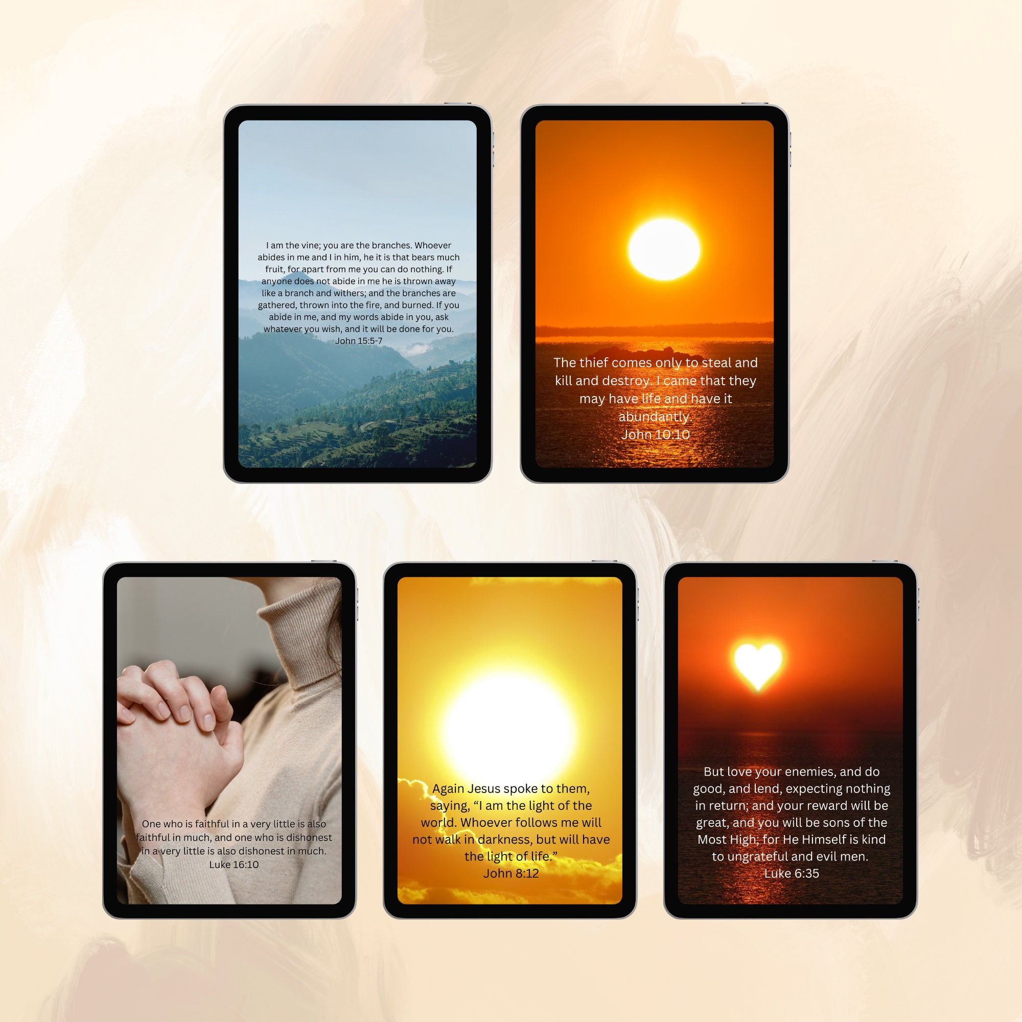 Bible Verse iPad Pro 12.9 Wallpaper - Etsy
