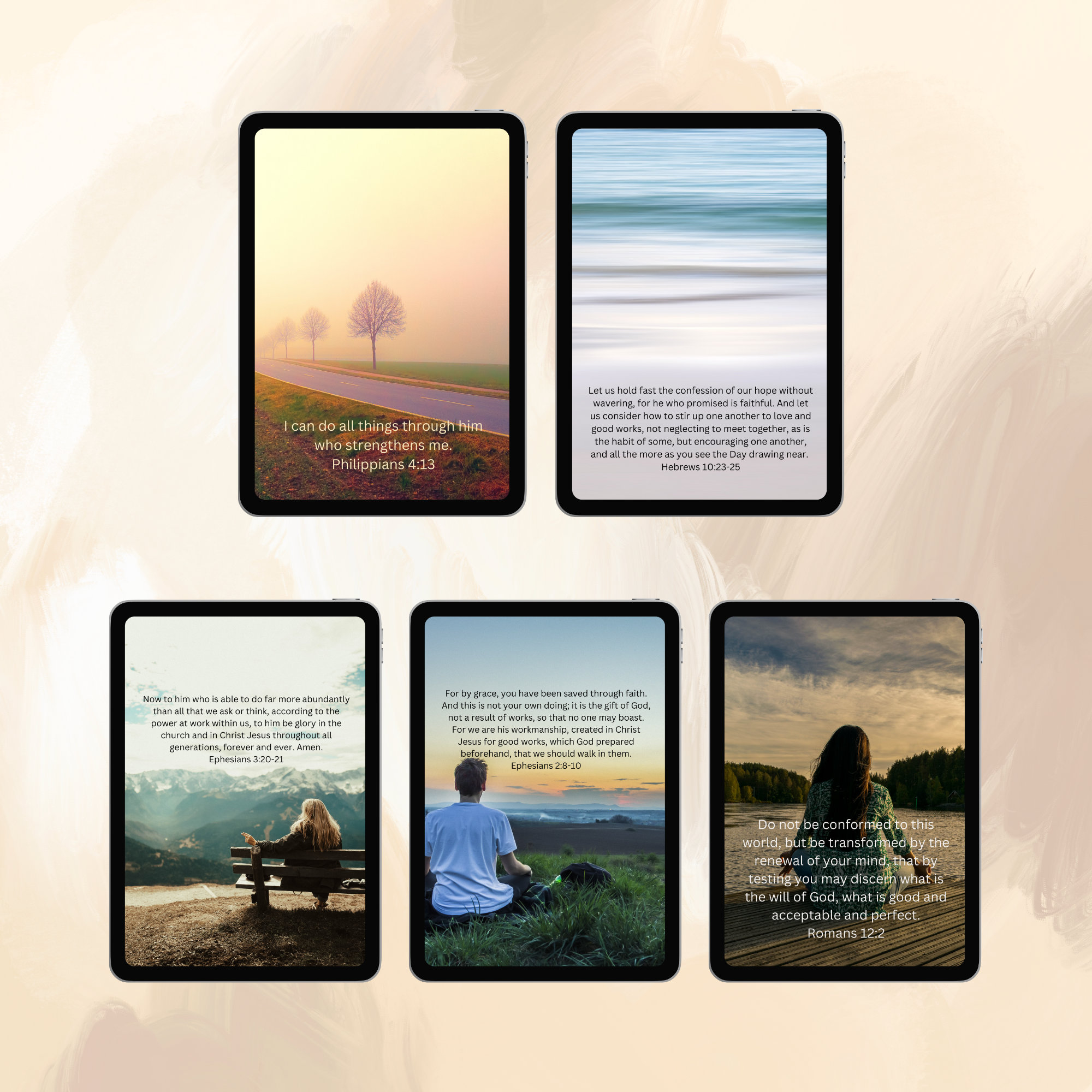 Bible Verse iPad Pro 12.9 Wallpaper - Etsy
