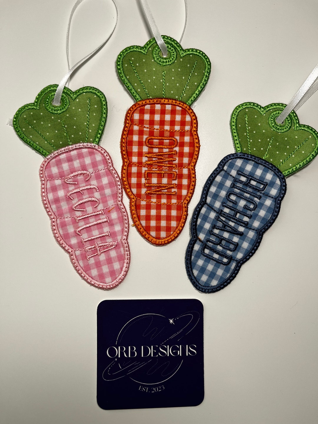 Easter Basket Tag, Carrot Tag, Easter Gift, Easter Name Tag - Etsy