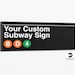 Willets Point-shea Stadium Subway Sign - 7 Train - Tall Version - Etsy