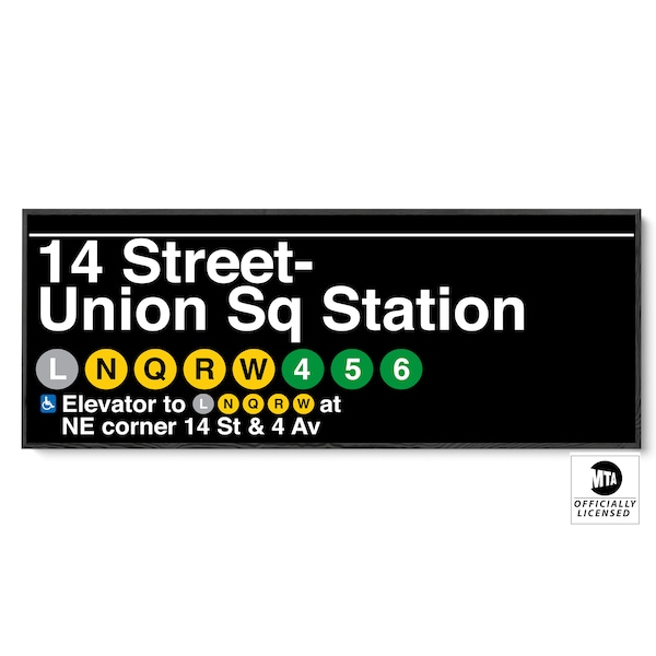 New York Subway Sign - Etsy