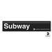 Personalized NYC Subway Sign: Custom MTA Canvas Art - Etsy