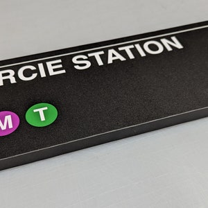 Personalized NYC Subway Sign Canvas: Custom Home Decor - Etsy