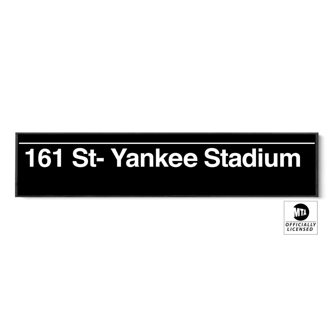 Yankee Stadium Subway Sign: Vintage Bronx Metro Decor - Etsy