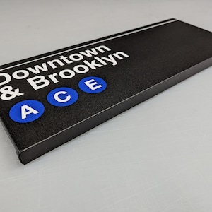 Personalized NYC Subway Sign Canvas: Custom Home Decor - Etsy